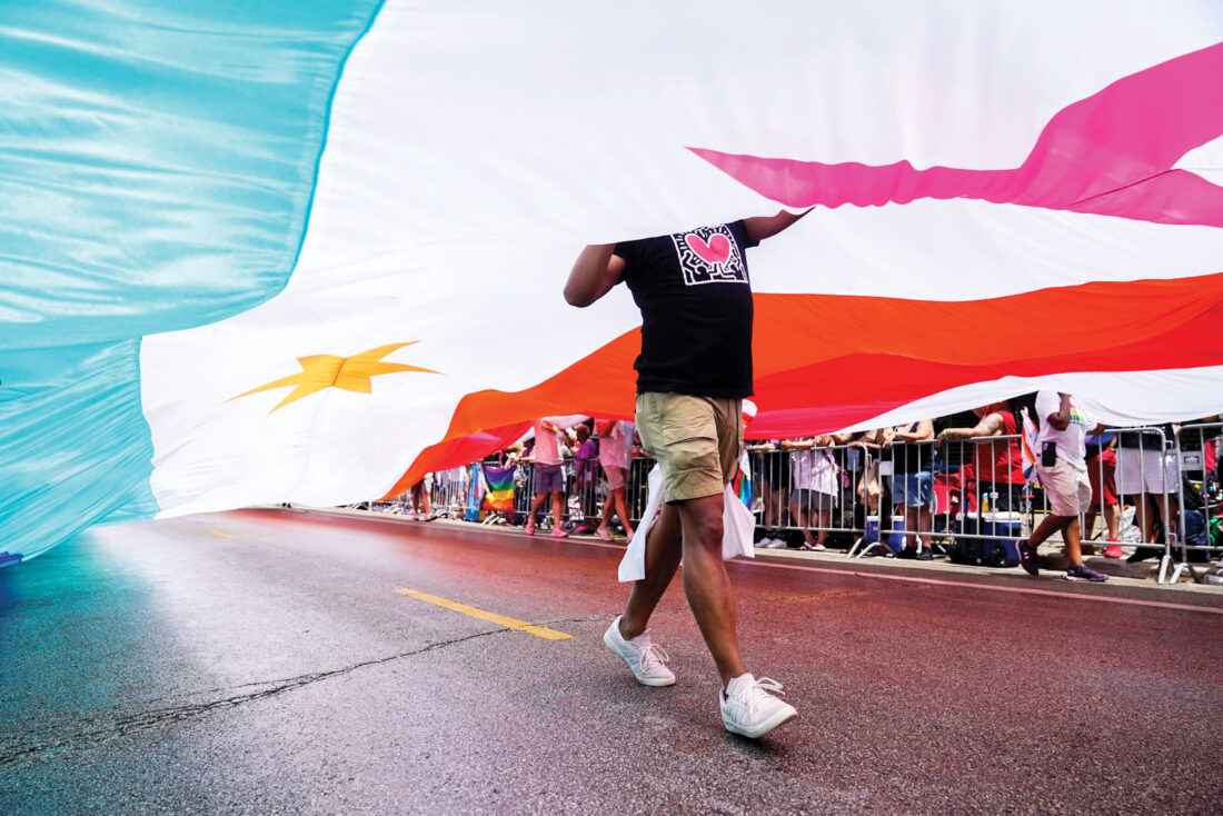 Out and About It: LGBTQ+ Pride revelers flash feathers, flags from New ...